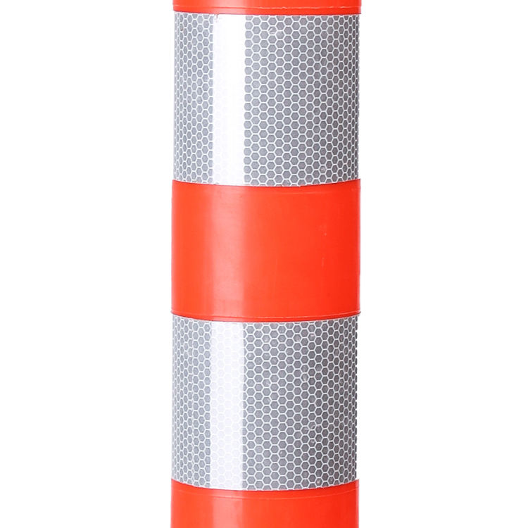 เสาหลักจราจรEVA | warning-post ยืดหยุ่น ทนทานสีส้มสดใส